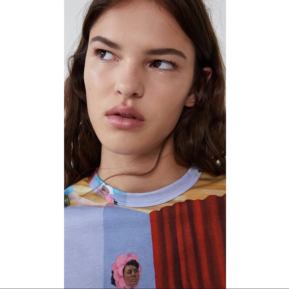 Zara | Tops | Zara Women In Art Collection Zoe Hawk 29 | Poshmark